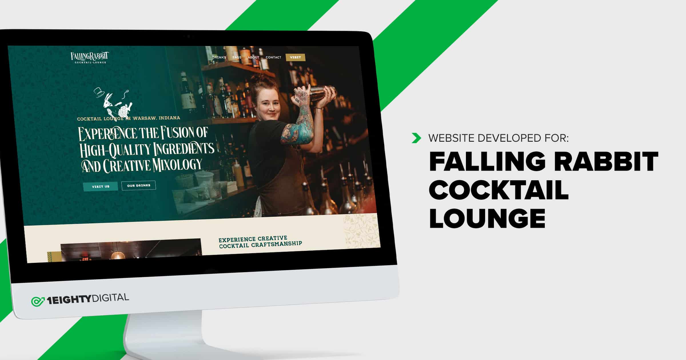 Falling Rabbit Cocktail Lounge | 1Eighty Digital | Warsaw, IN