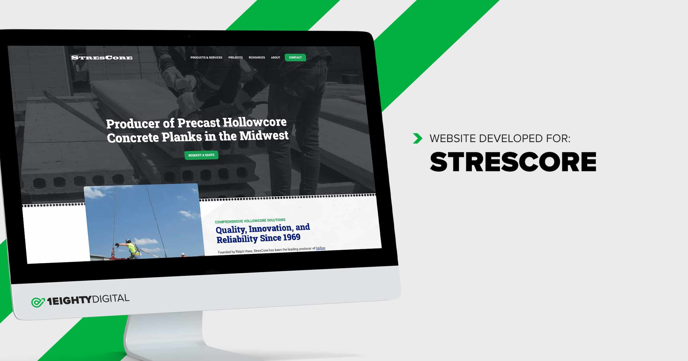 StresCore, Inc. | 1Eighty Digital | Warsaw, IN
