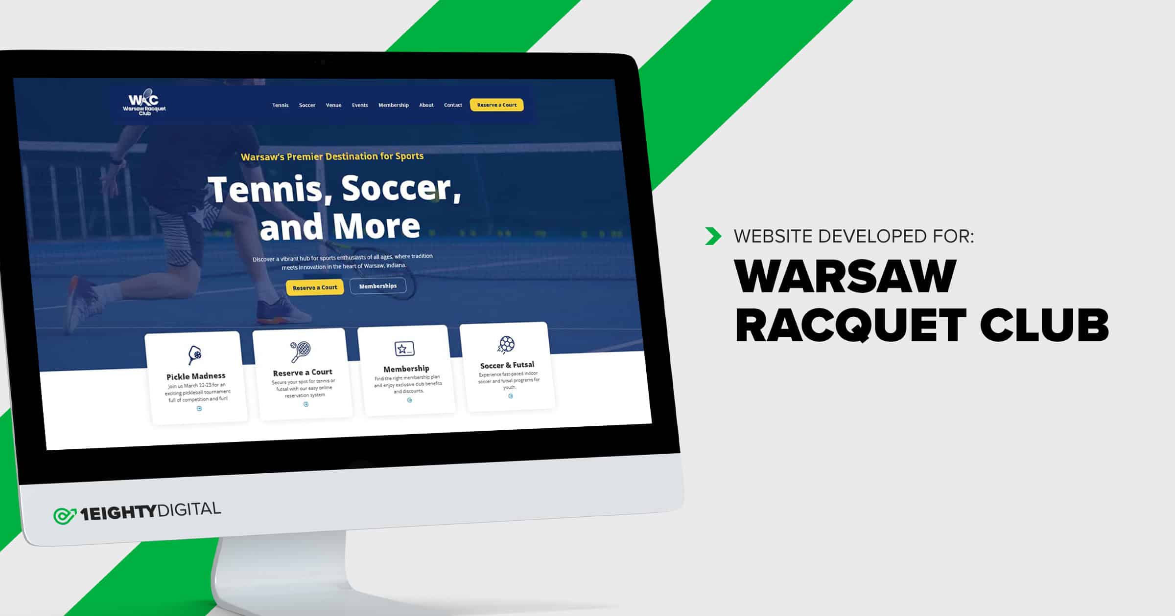 Warsaw Racquet Club | 1Eighty Digital | Warsaw, IN