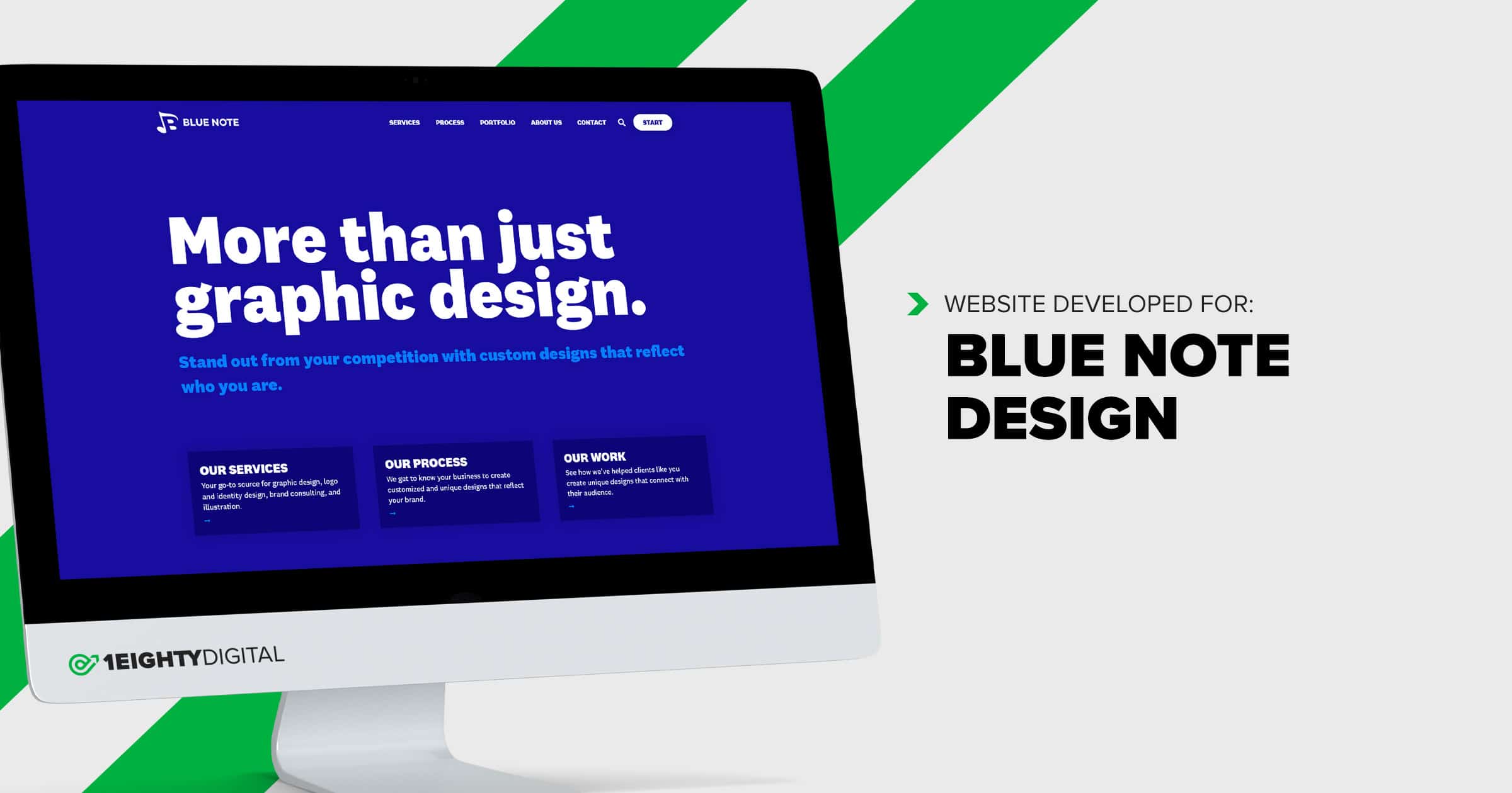 Blue Note Design | 1Eighty Digital | Warsaw, Indiana