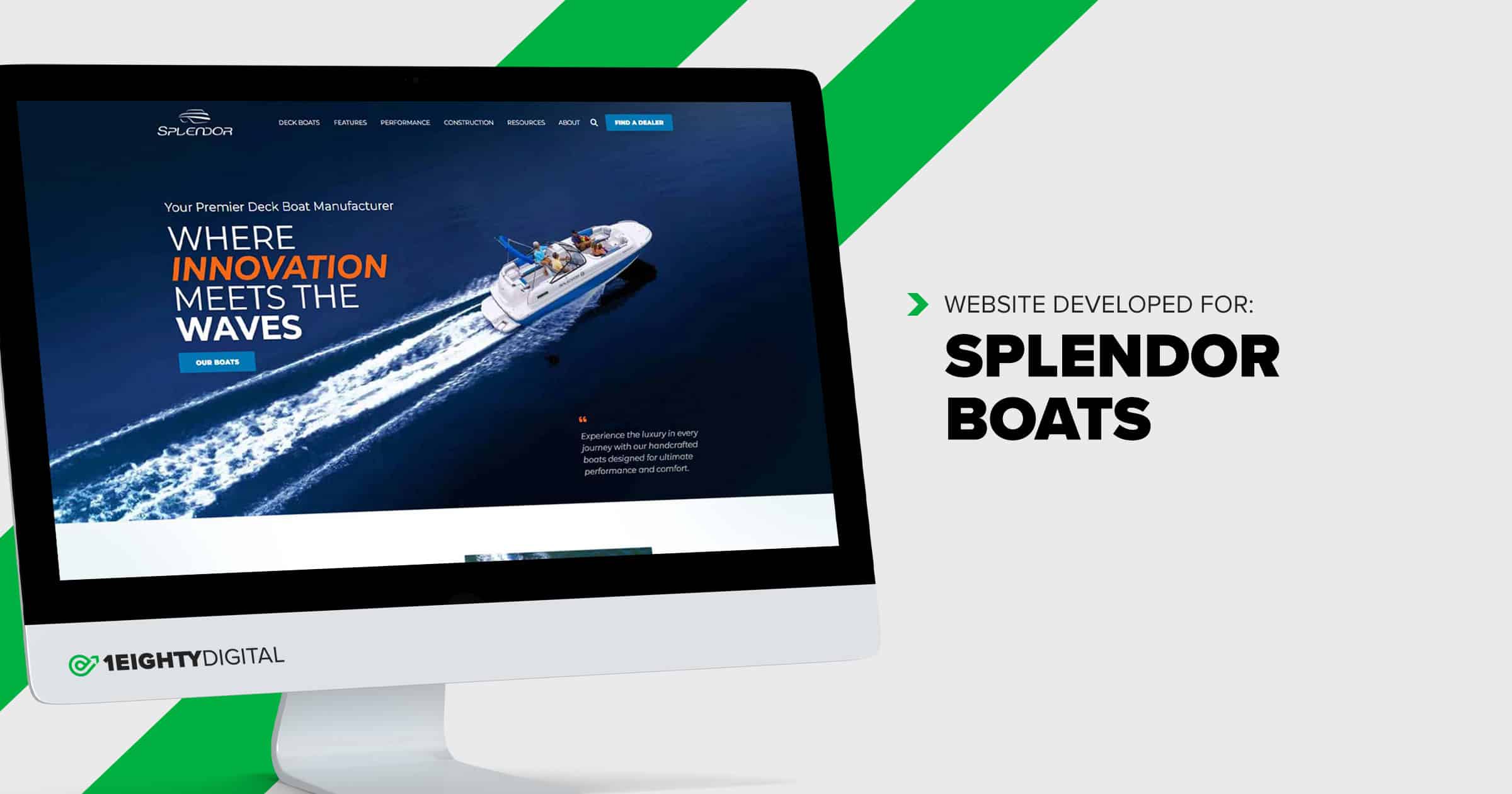 Splendor Boats | 1Eighty Digital | Silver Lake, IN